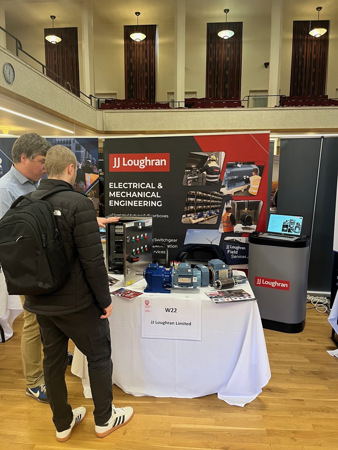 JJ Loughran Attend QUB Spring Careers Fair | JJ Loughran